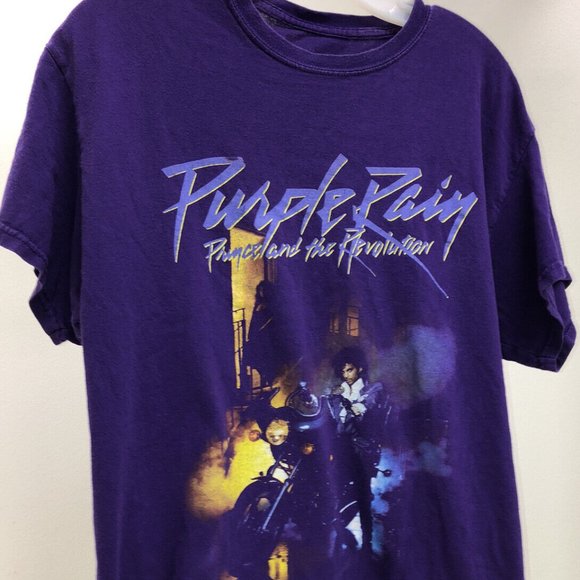 Shirts | Prince Purple Rain Tshirt Size Large | Poshmark